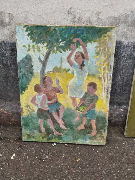 Картина по цене холста и рамки