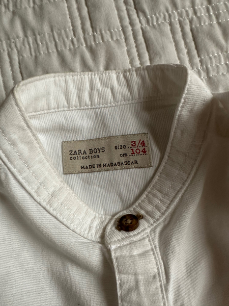 Рубашка б/у Zara 3-4 года