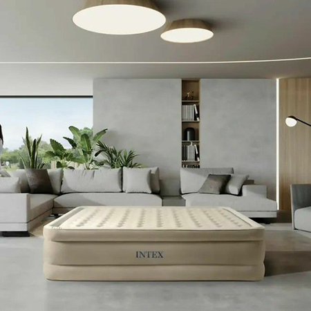 Кровать надувной-152х203х46 см. Intex-64428. Доставка бесплатно