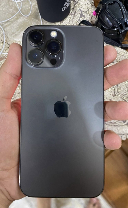 Iphone 13 pro max silver-black