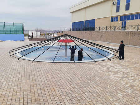 Баннер тент банер установка бассейн ёпамиз навес