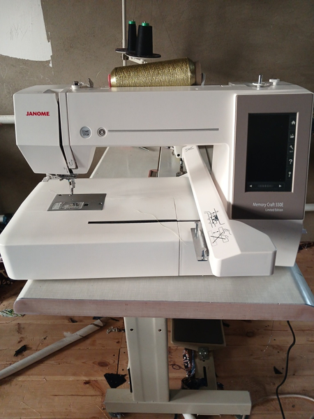 Janome 550E yangi holatta