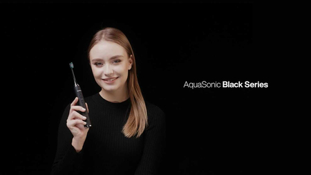 AquaSonic Black Ультра отбеливающая зубная щетка