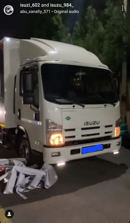 Исузу 5 тонналик доставка шахар буйлаб