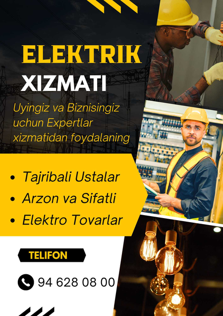 Aslo elektrik ishlatmang agar…