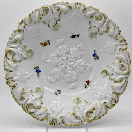 Meissen тарелка 27см ажурная состояние ЛЮКС блюдо