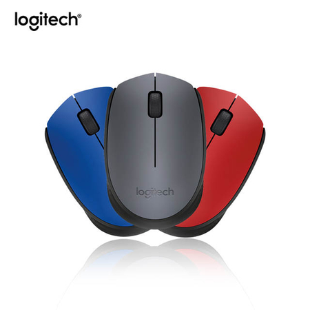 Мышь Логитеч LOGITECH M170 Wireless Mouse Black-Grey USB