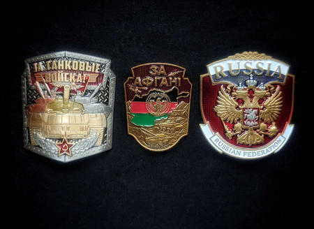 Декоративный 3D Шильд. Набор «‎Танки» Russia