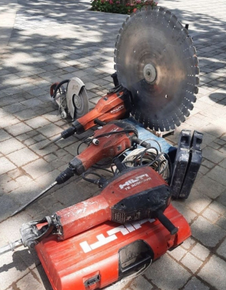 Алмазное резка бетона резка демонтаж бетон адбойник молоток Hilti