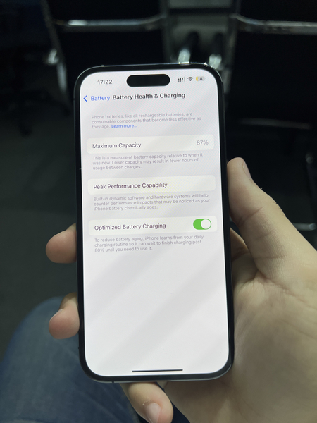 iPhone 14 Pro ideal 87%