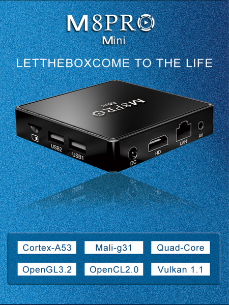Игровая Smart tv приставка M8 Pro mini