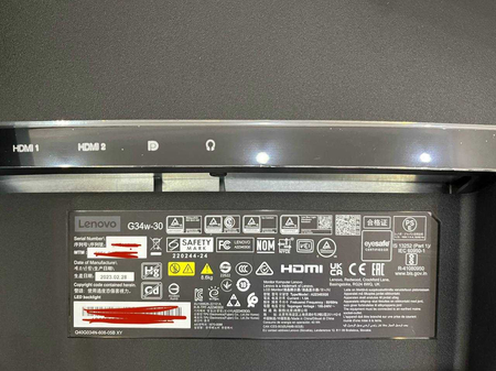 Monitor LENOVO 34 Curved Gaming WQHD 165 Hz