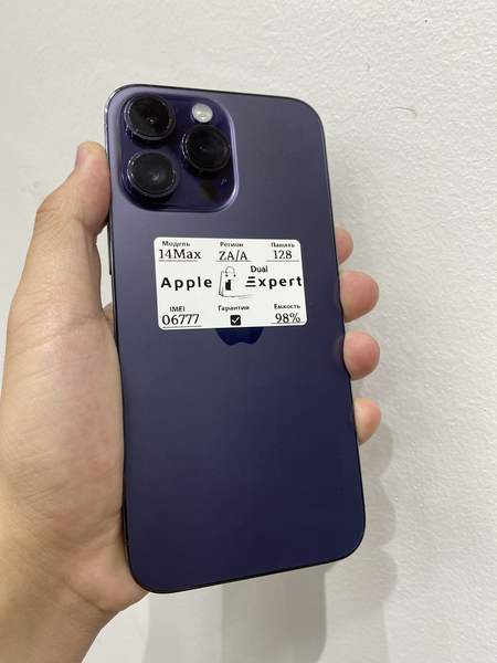 Iphone 14 Pro Max 128gb ZA/A dual sim 98% Purple Apple_expert