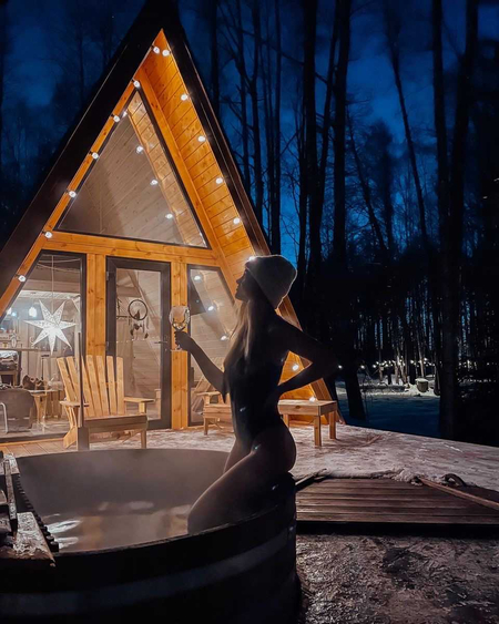 Гирлянда новогодняя лампочки для украшения Girlyanda bor