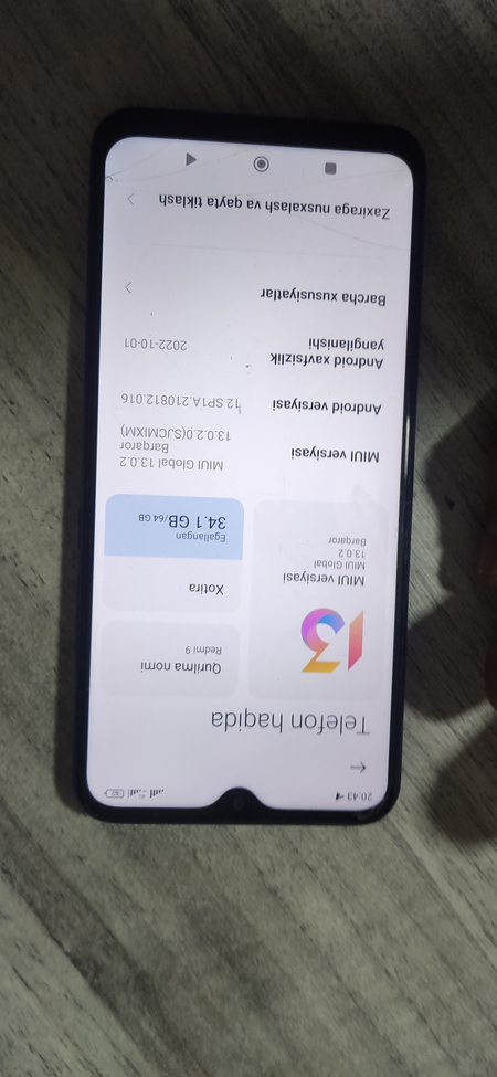 Redmi 9 sotiladi