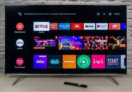 Телевизор TCL 75/65/55/43 SmartTV 4к прошивка с каналы бонус+ доставка