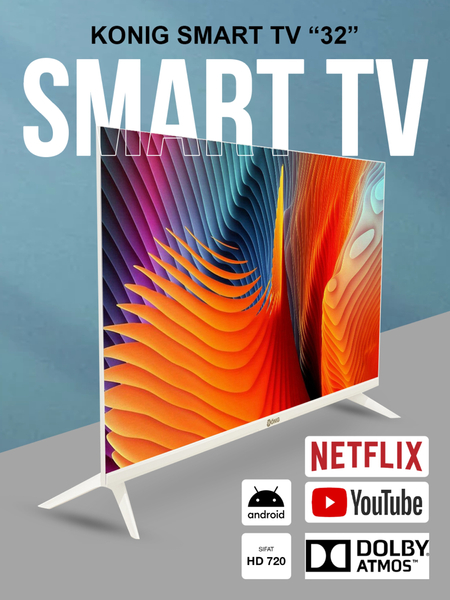 Smart televizor 32 dan 75 taligacha 3 yil Garantiya Servis bor