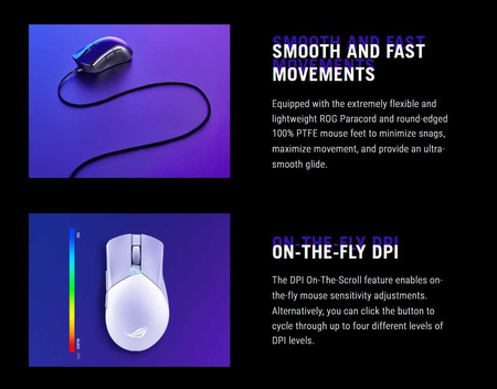 Mouse Asus | Rog Strix | GIII WL AIMPOINT / WHT