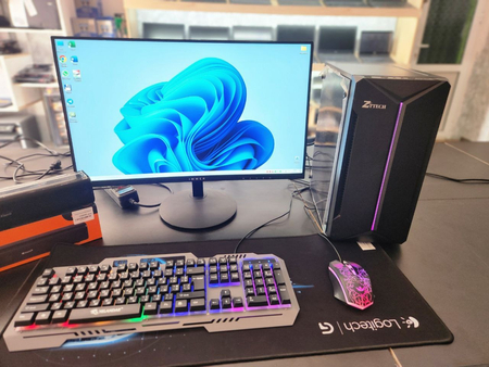 24 dyum monitor RX 570 4 gb Videokarta Core i5 + 128 gb ssd  500 gb HD