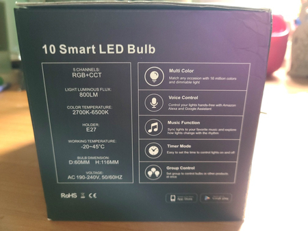 Умные лампочки Smart LED Bulb