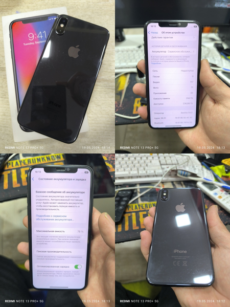 Iphone X satiladi aybi joq kor dok bar saz bari yomkust 78 pamit 256