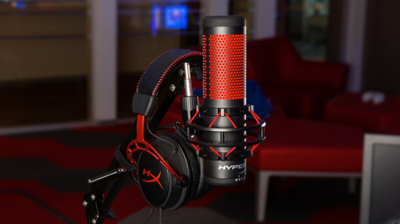 Настольный микрофон HyperX Quadcast, usb