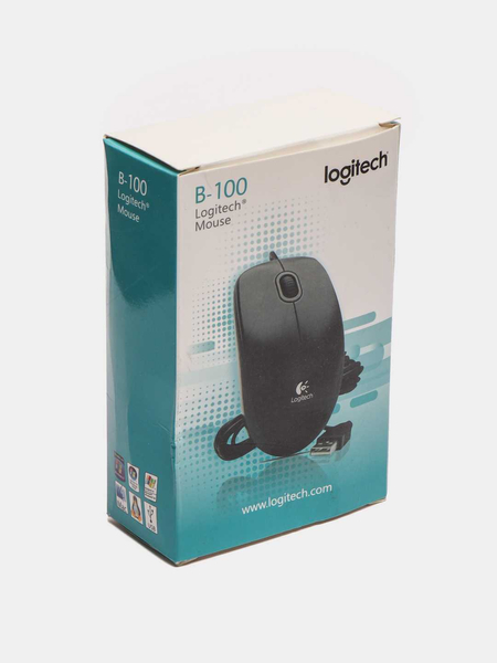 Проводная мышь Logitech B-100