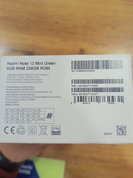 Продам редми нот 13 8/256