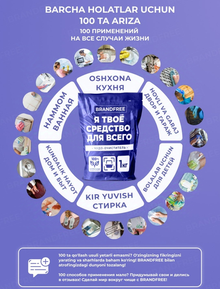 Кислородный пятновыводитель: Убирает даже самые сложные пятна!