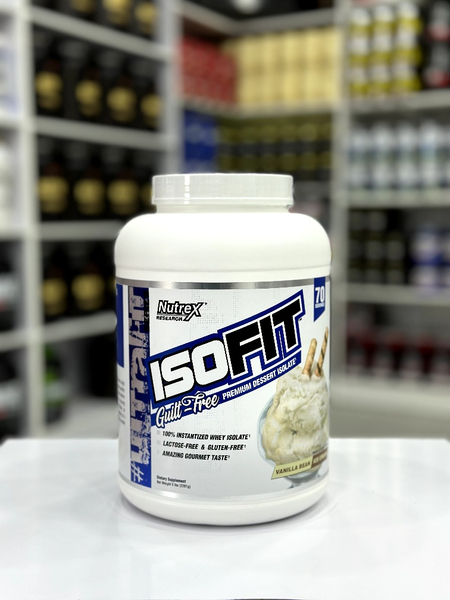 Nutrex Research Iso Fit 2.3kg protein isolate, протеин изолят.