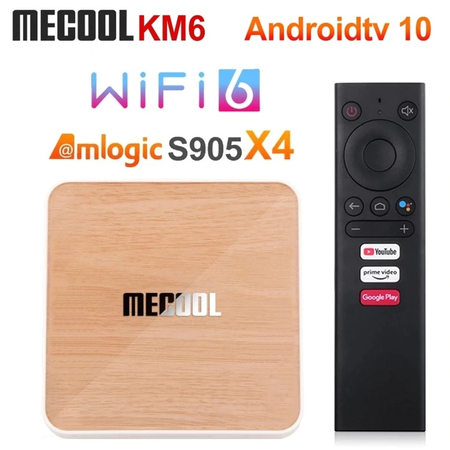 Smartbox.Mecool KM6.android 4/64gb Youtube+Каналлар+Кинолар Бепул.чл