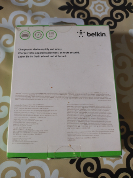 Зарядное устройство для машины! Belkin ORIGINAL