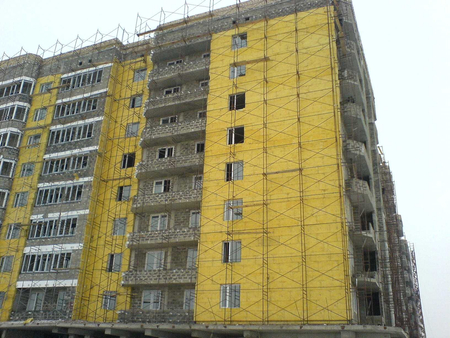 Монтаж фасадов ,газоблок,фибро панели,цсп,керамогранит.