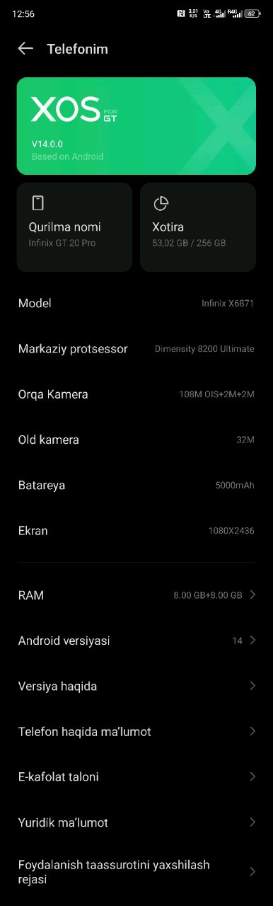 Infinix GT 20 PRO