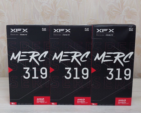 Продам Видеокарту RX7800XT Merc 319 новый запечатанный