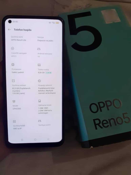 Oppo reno 5 lite 8/128 gb