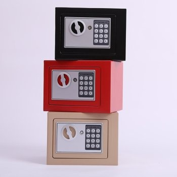 Доставка бесплатно. 23×17×17 см.  Мини электронный сейф!Доставка бепул