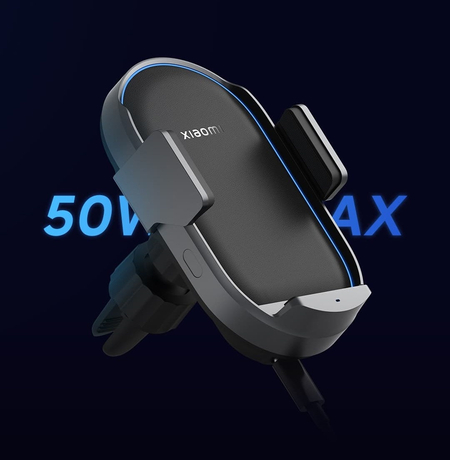 Автомобильный держатель с беспроводной зарядкой Xiaomi 50w max