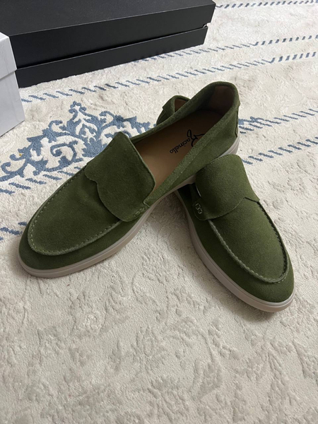 Замшевые мокасины Loro Piana мужские лоферы Лоро Пиана