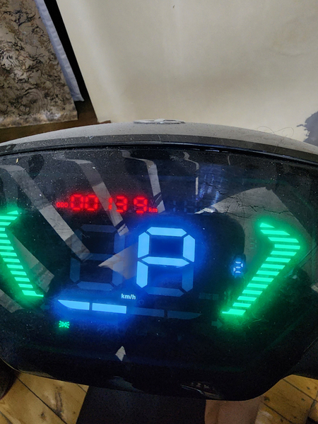 Skuter probeg 138km