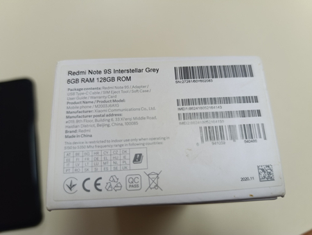 Redmi Note 9S 6/128 GB Interstellar Grey