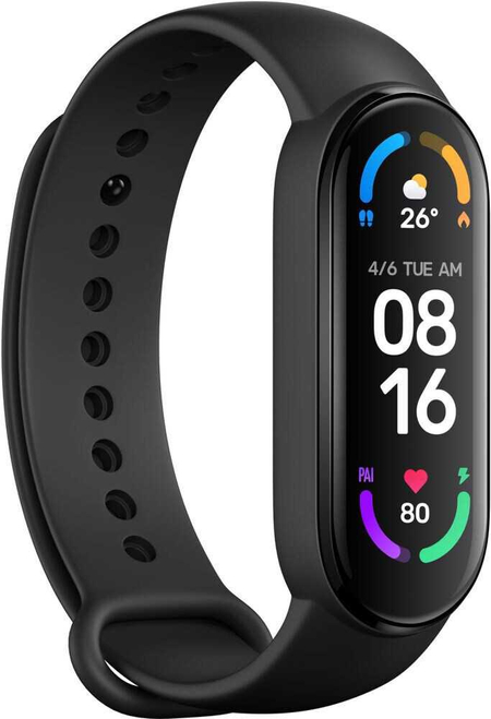 Акция! Фитнес-браслет Xiaomi Mi Smart Band 6 (EU, черный), смарт часы