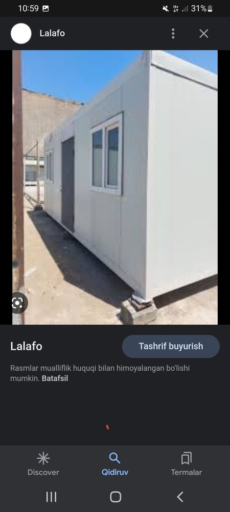 Sendivich panel angar qurish