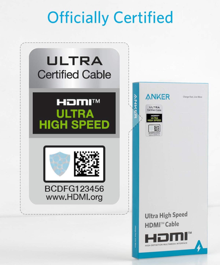 8K HDMI кабель/шнур Anker, Ultra High Speed