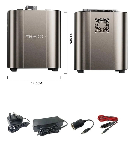 Аккумуляторы Yesido YP38 1200W 275000 мАч серебристый