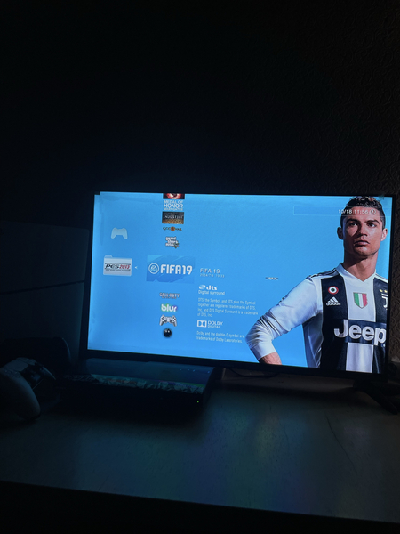Playstation 3 slim Edition ideal &  Smart Tv blan