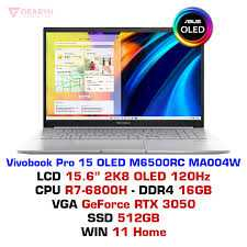 Продаётся как новый ASUS Vivobook Pro 15 OLED 2.8K AMD 7 6800H RTX 4гб