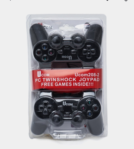 pc twin shock joypad ucom208-2  kompyuter uchun jostik aksiya!