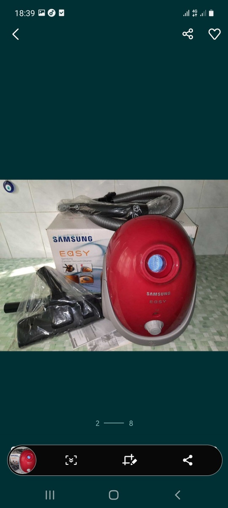 Samsung Pilesos sotiladi