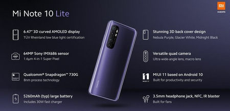 Xiomi note 10 lite Flagman